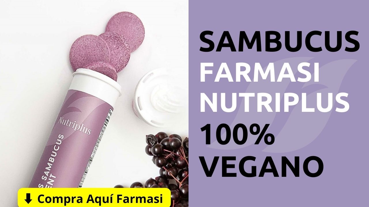 Sambucus Farmasi Nutriplus | ️ Vegano y Sin Metales Ni Soya